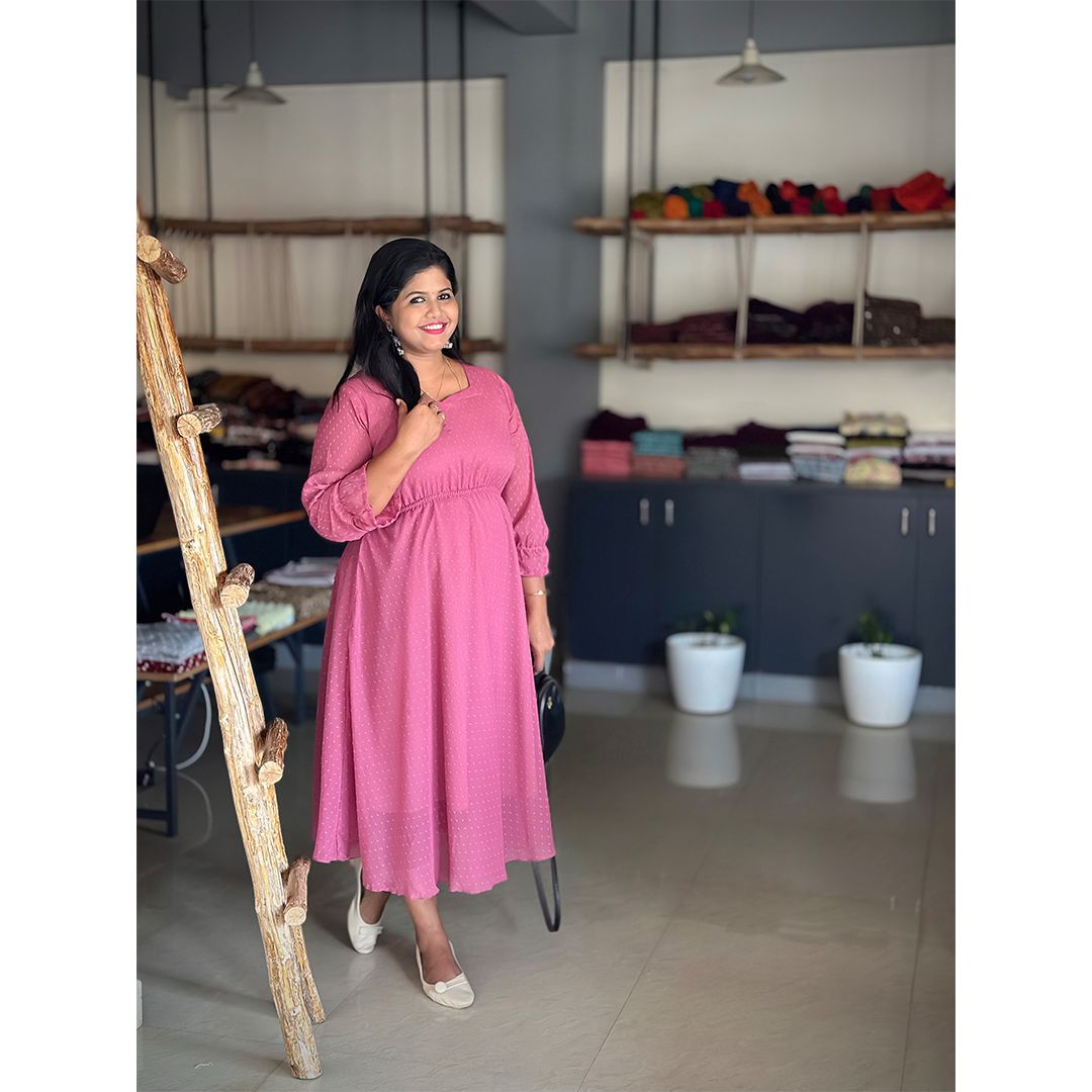 Butta Georgette Western Frock -00wh