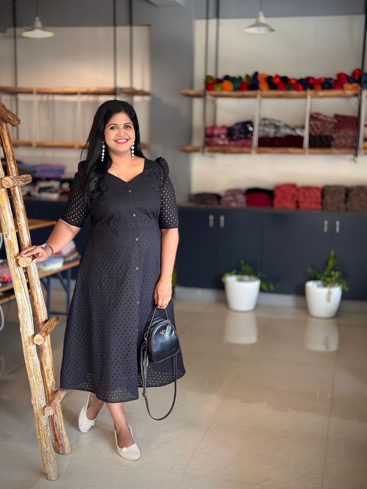 Premium Pure Hakoba Western Cotton TOP - stiched with lining - Off White